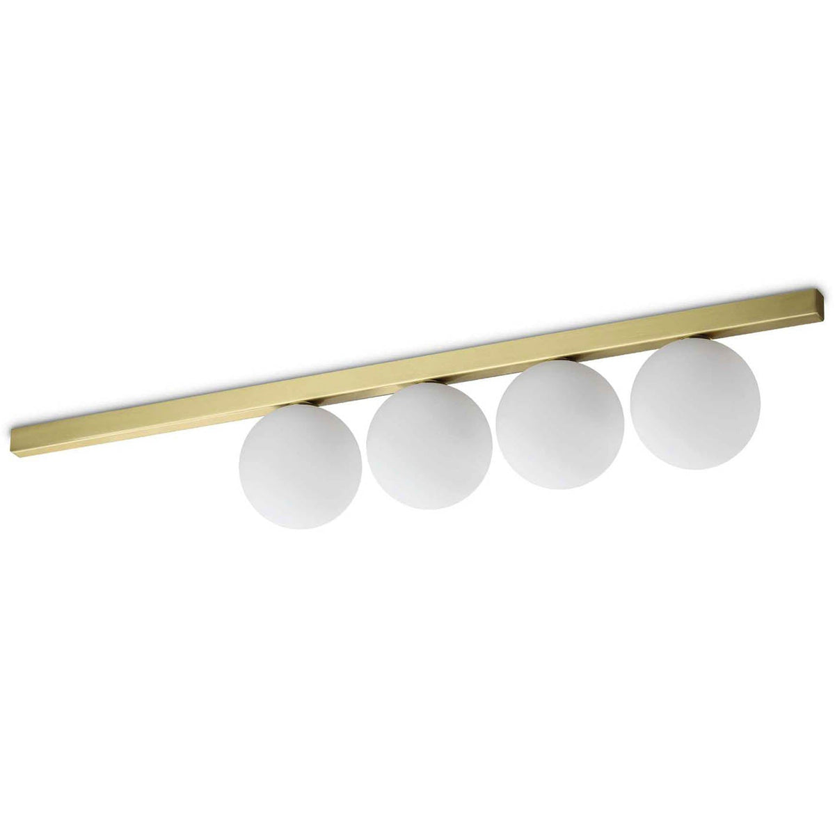 Binomio PL4 ceiling lamp white - candeeiro saliente de teto com globo ...