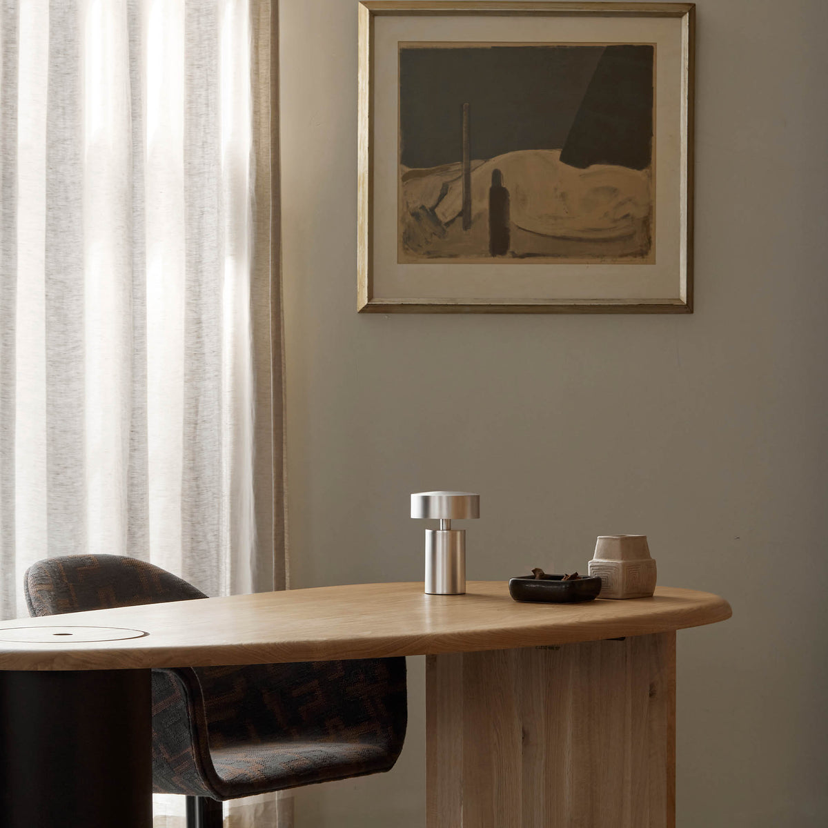 Column portable table lamp aluminium - candeeiro portátil - 71223 ...