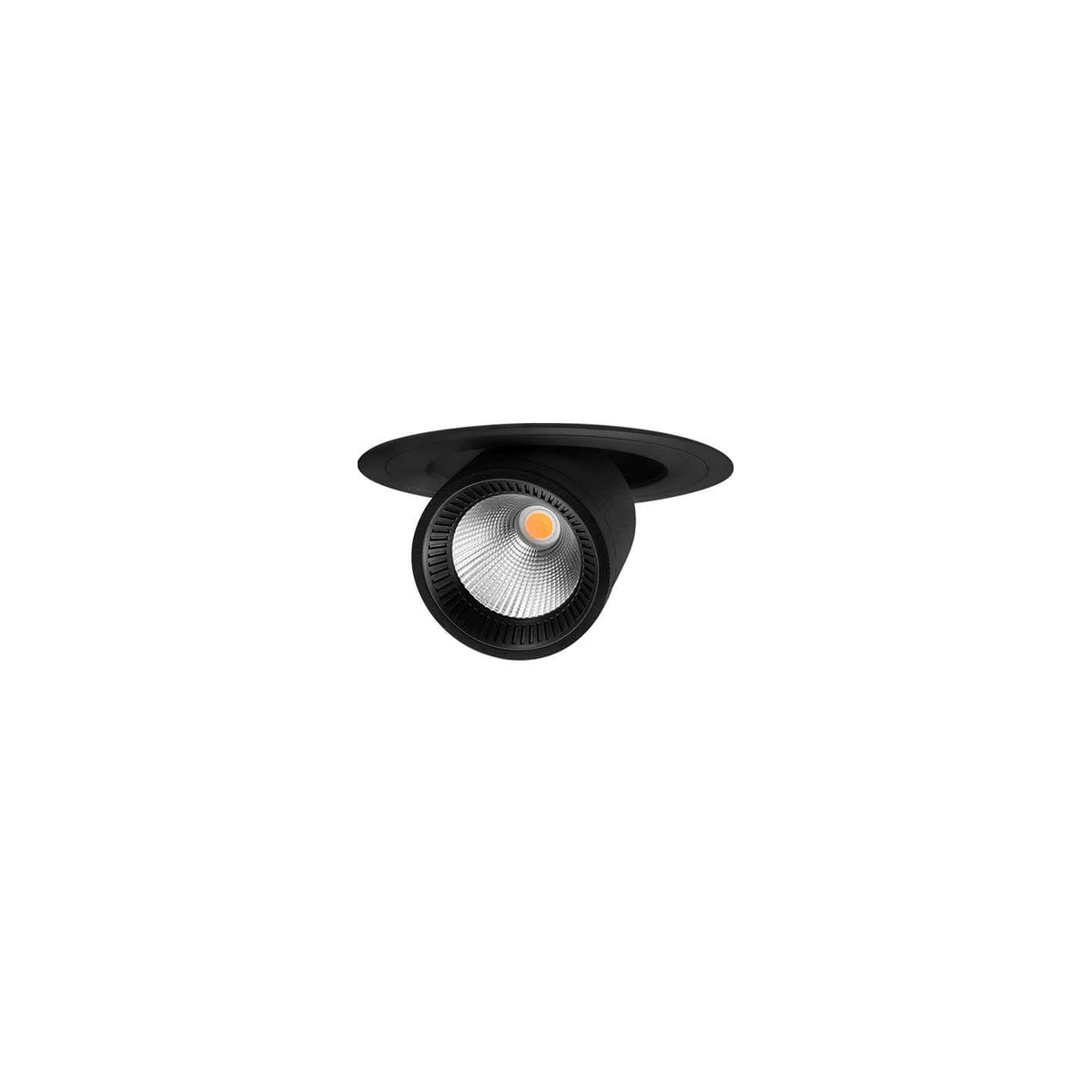 Pop up ceiling recessed spotlight black - spot de teto orientável ...