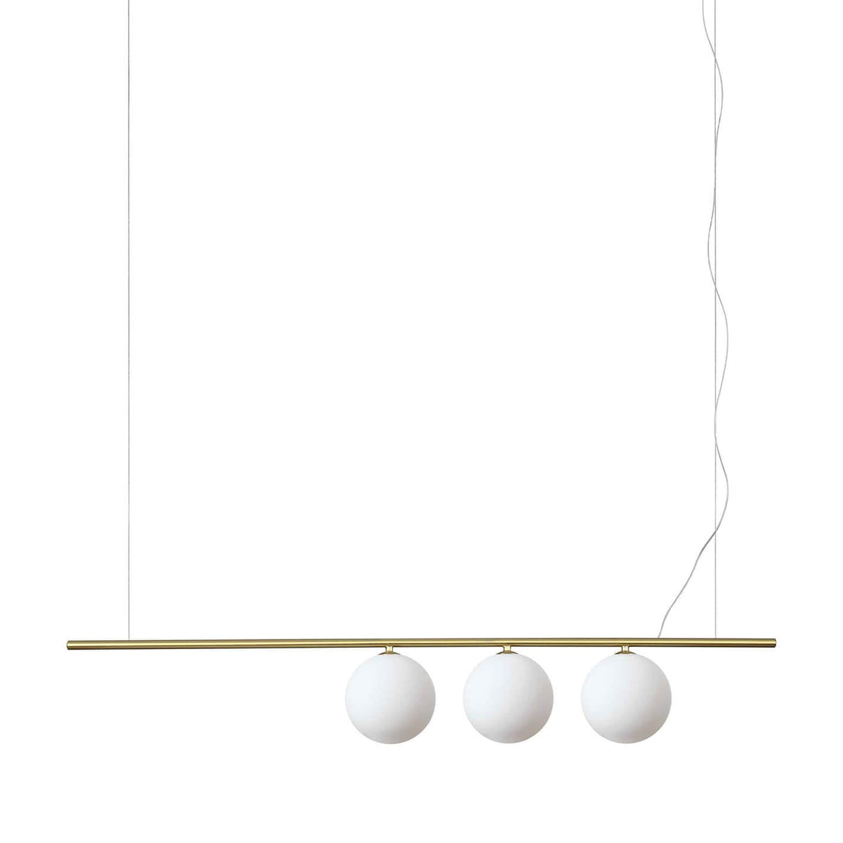 Perline SP3 pendant lamp brass - candeeiro suspenso com globos em vidro ...