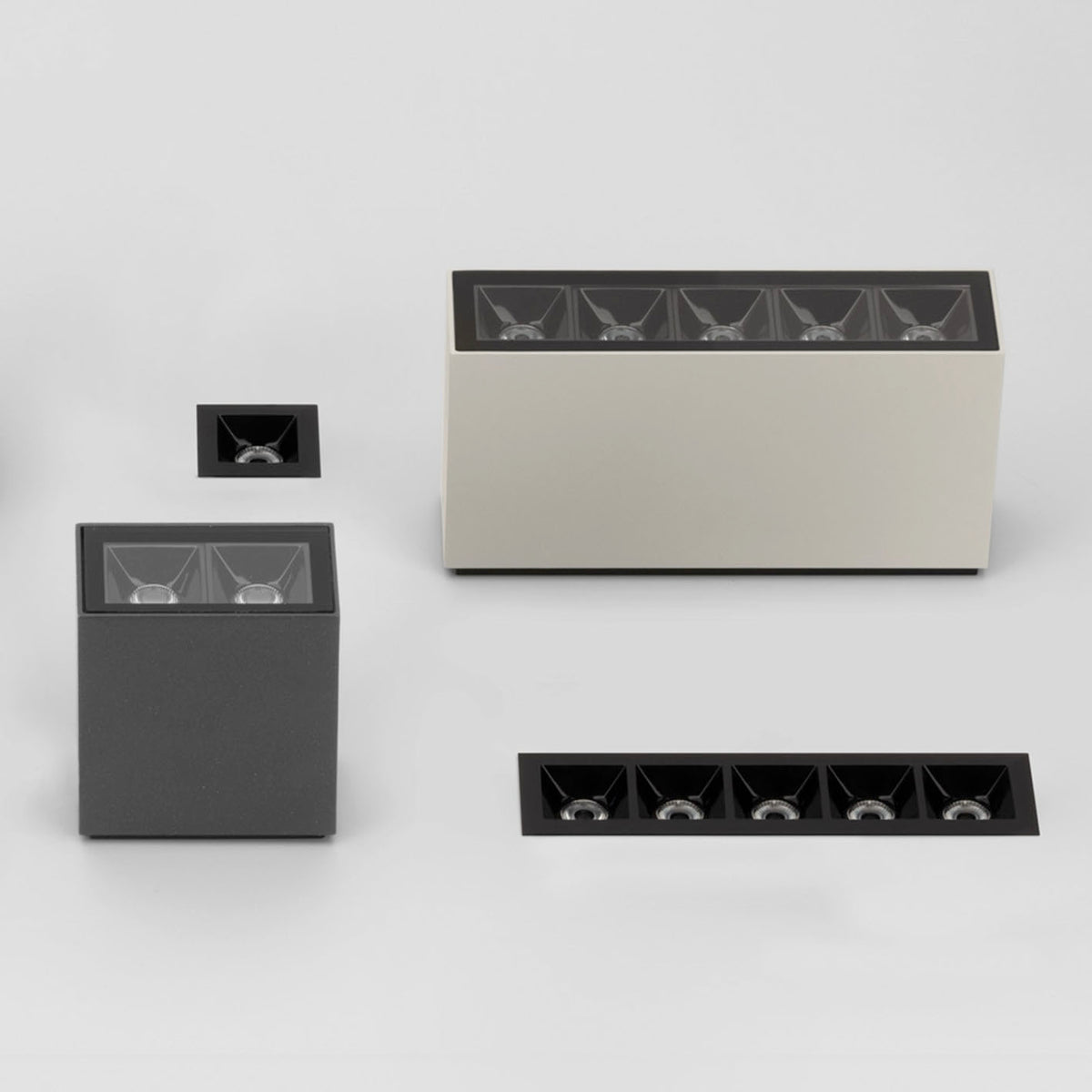 Kura X5 recessed IP65 white, luminária de encastrar no tecto c/ alta ...