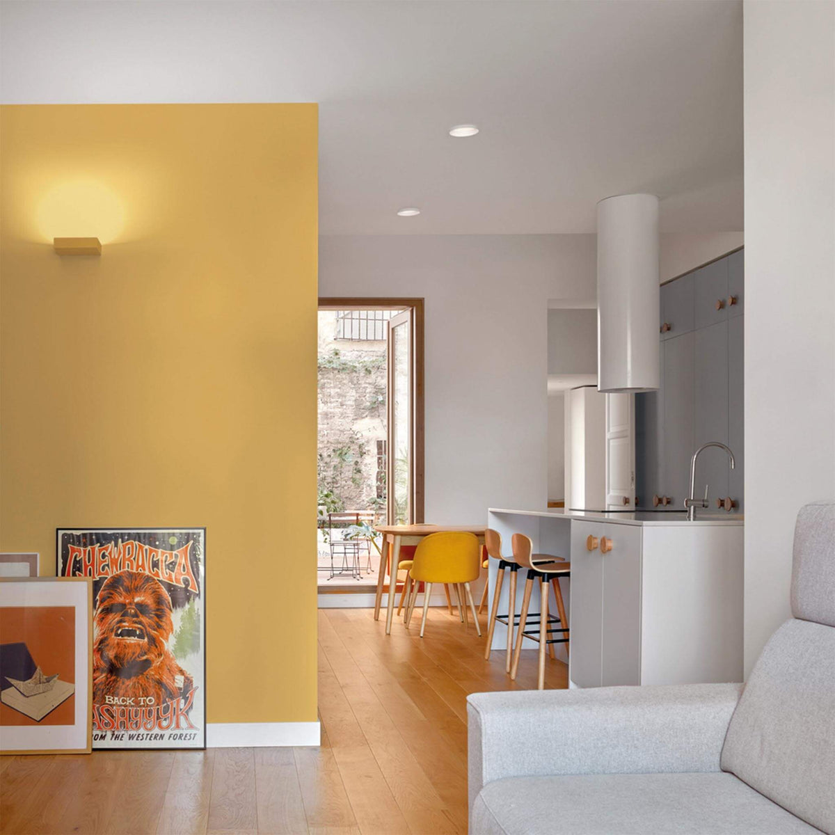 REC slim wall lamp white - candeeiro aplique de parede - A4570010WT ...