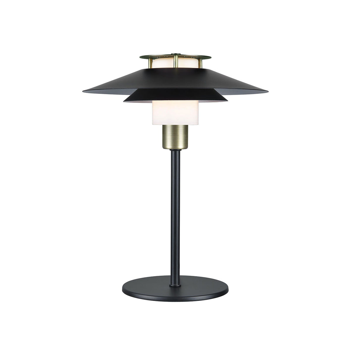 Rivoli table lamp black and brushed copper - Candeeiro de mesa de ...